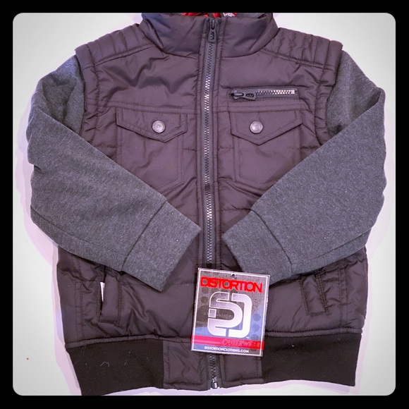 Distortion | Jackets & Coats | Nwt Sz 56 Blackoxford Grey Jacket | Poshmark